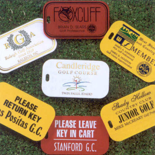 2" x 3.5" Bag Tag- Hornung's Golf Products, Inc.